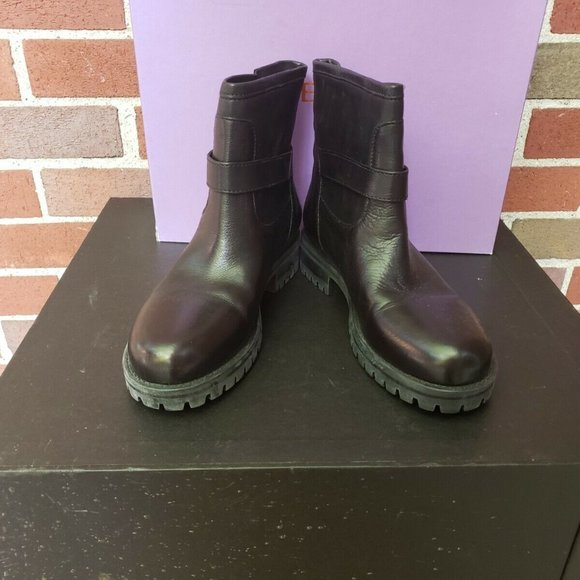 Boemos | Shoes | Boemos Black Leather Ankle Boot Black Arsenal | Poshmark